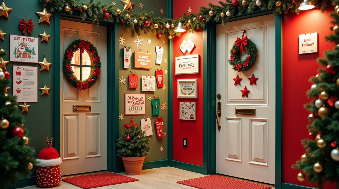 12 Creative Office Door Christmas Decorations Ideas To Win The Holiday
